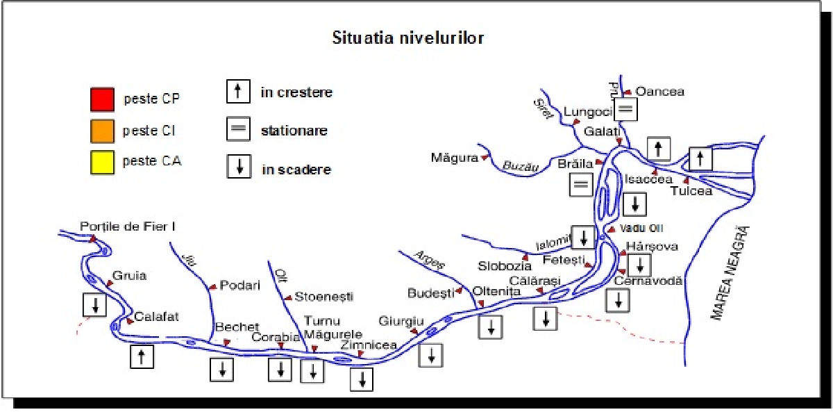Cotele Dunării scad văzând cu ochii » Radio România Reșița