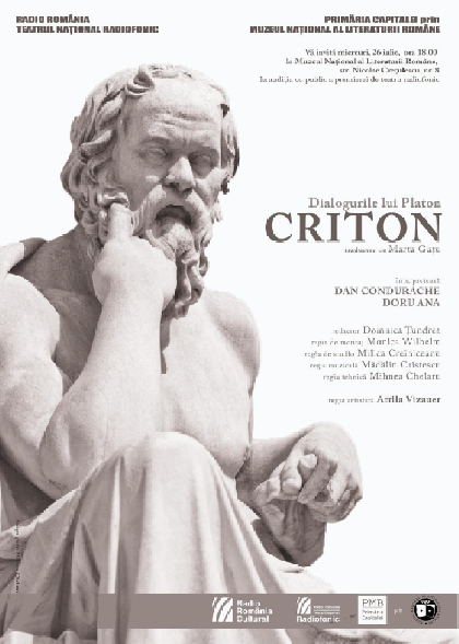 [FOTO] Teatru radiofonic: "Dialogurile lui Platon. Criton" şi "Lecţia ...