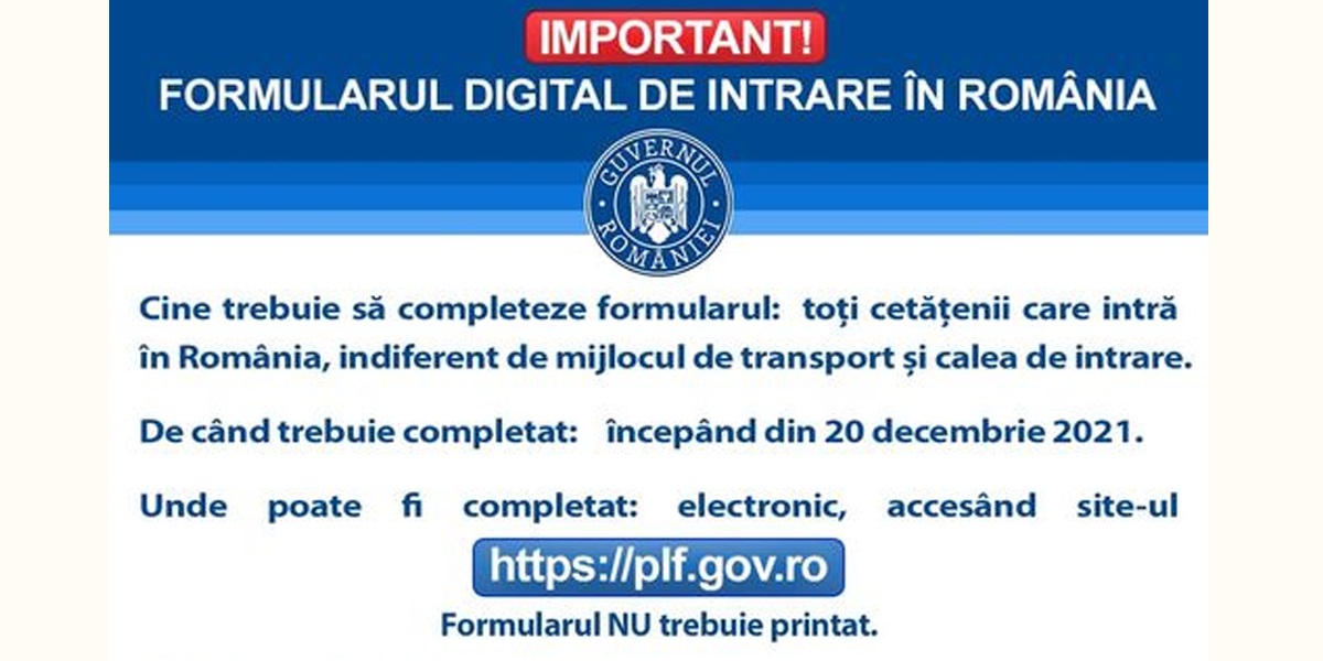 [Video] Cum se completează formularul digital de intrare în România ...