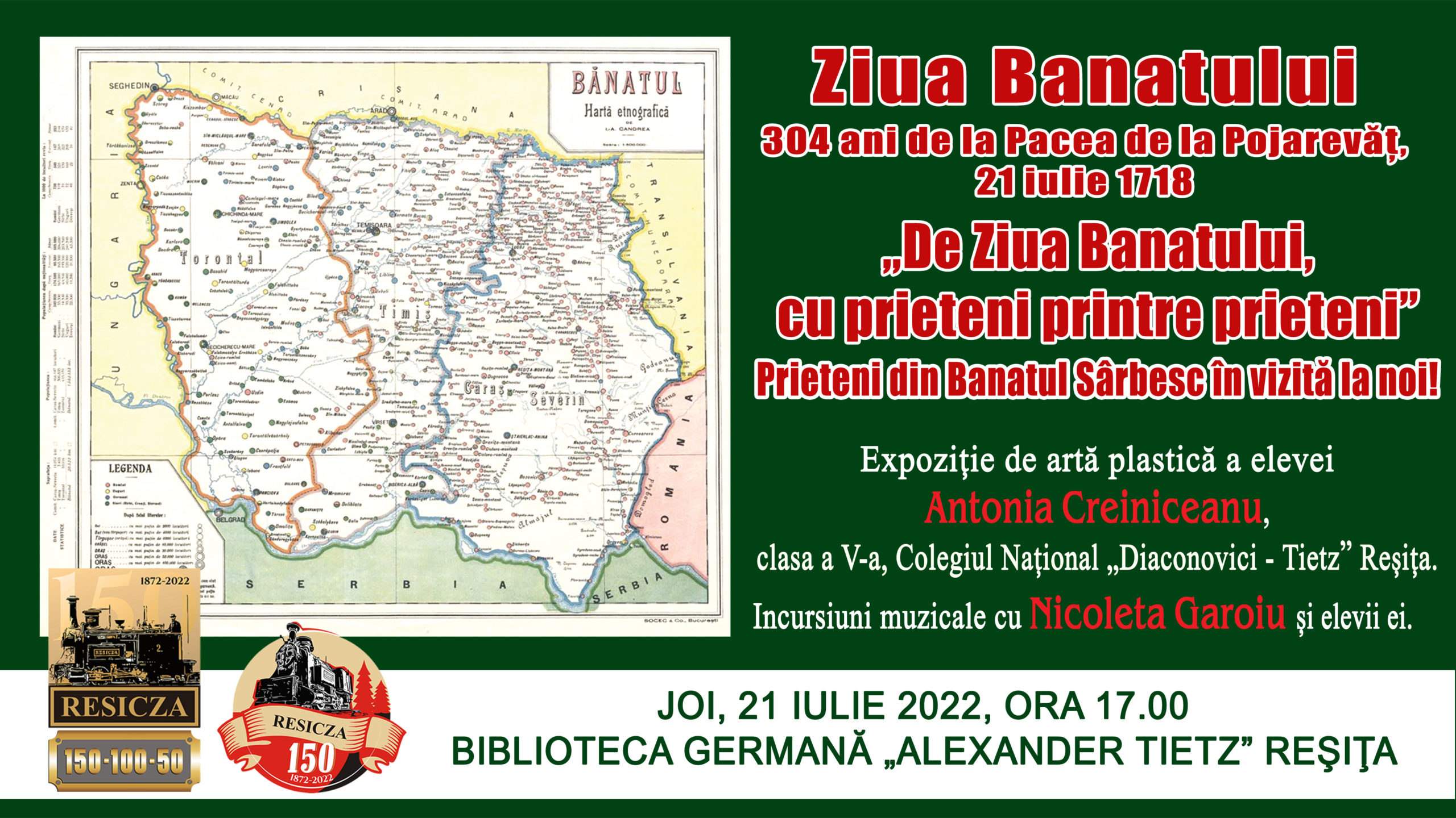 De Ziua Banatului, prieteni din Banatul Sârbesc în vizită la Reşiţa ...