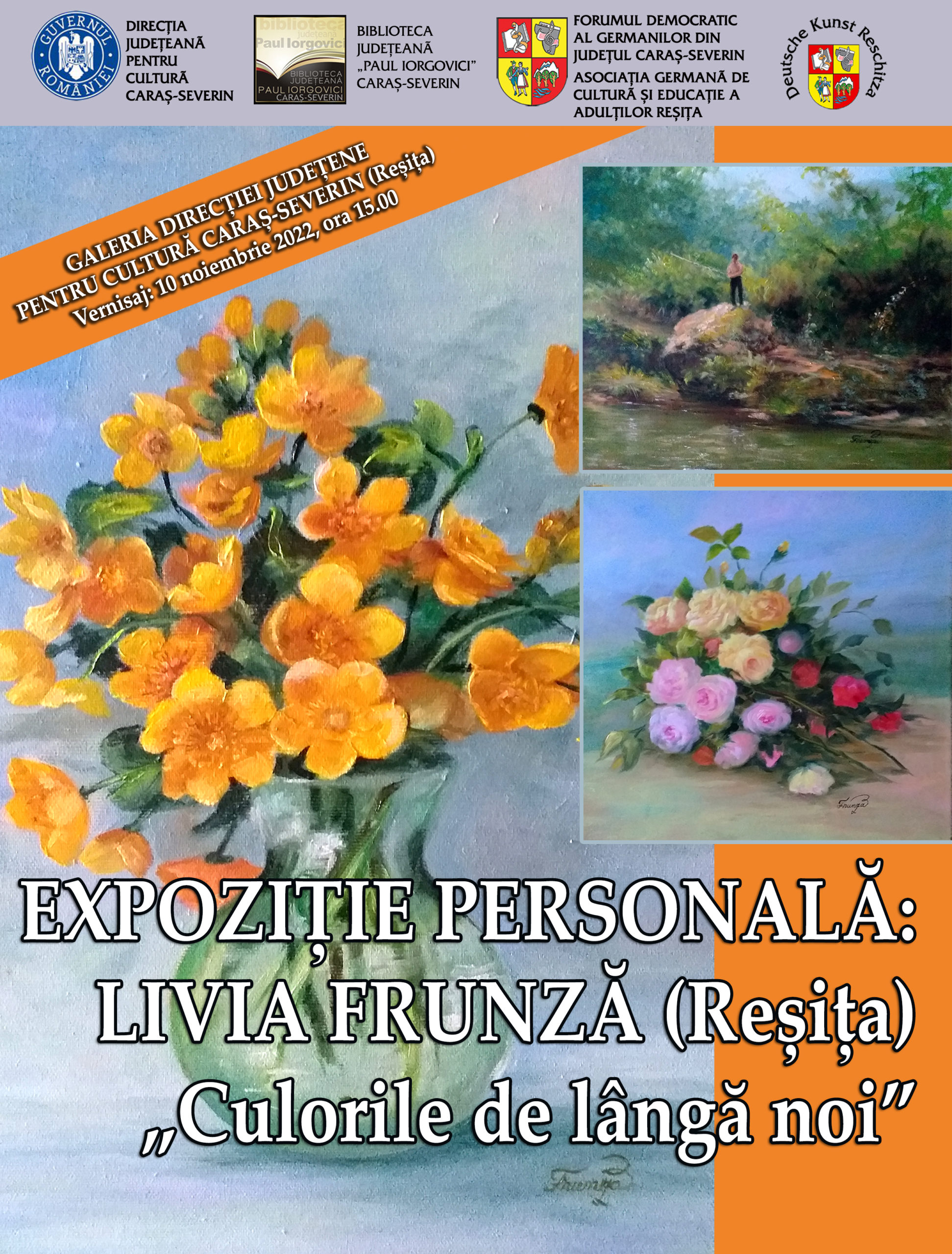 Expoziţia personală de pictură, semnată Livia Frunză în vernisaj la ...