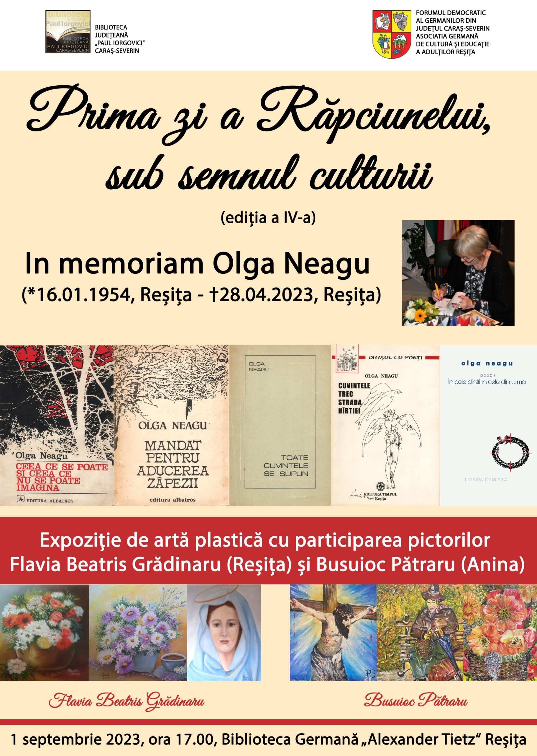 Olga Neagu comemorată la Biblioteca Germană din Reşiţa » Radio România ...