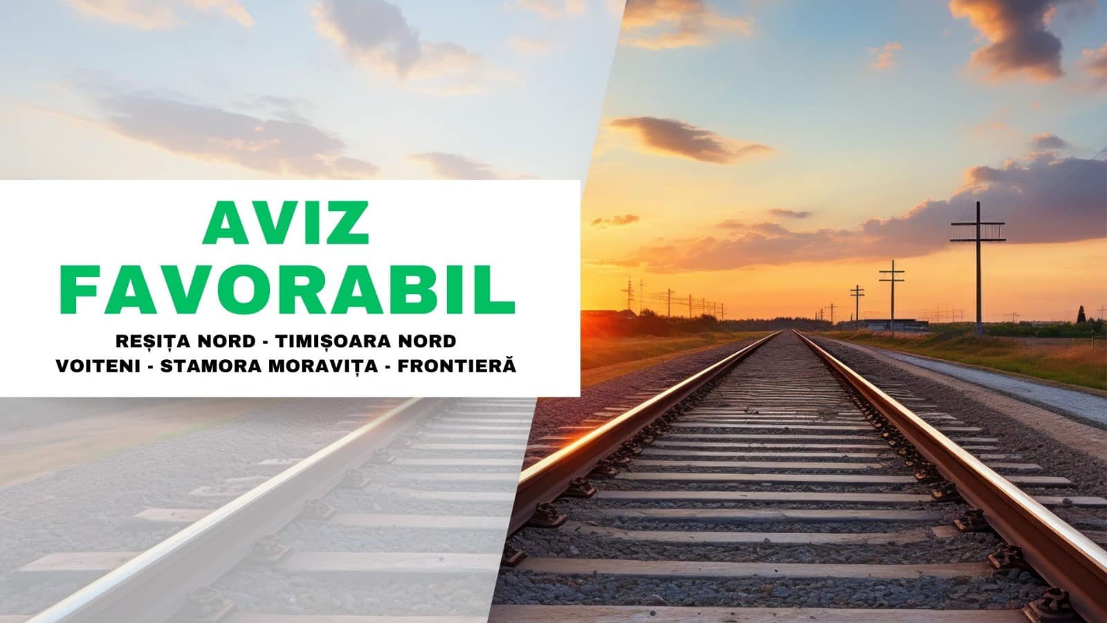 Cale ferată România – Serbia: Aviz favorabil pentru modernizarea liniei Reșița – Timișoara cu ...