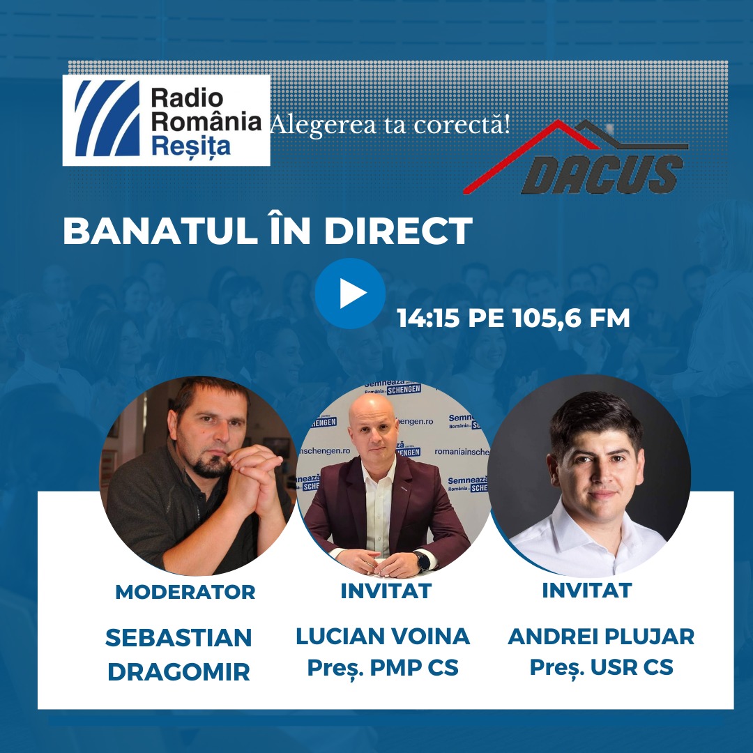 Sebastian Dragomir și Lucian Voina And Andrei Plujar Radio România Reșița