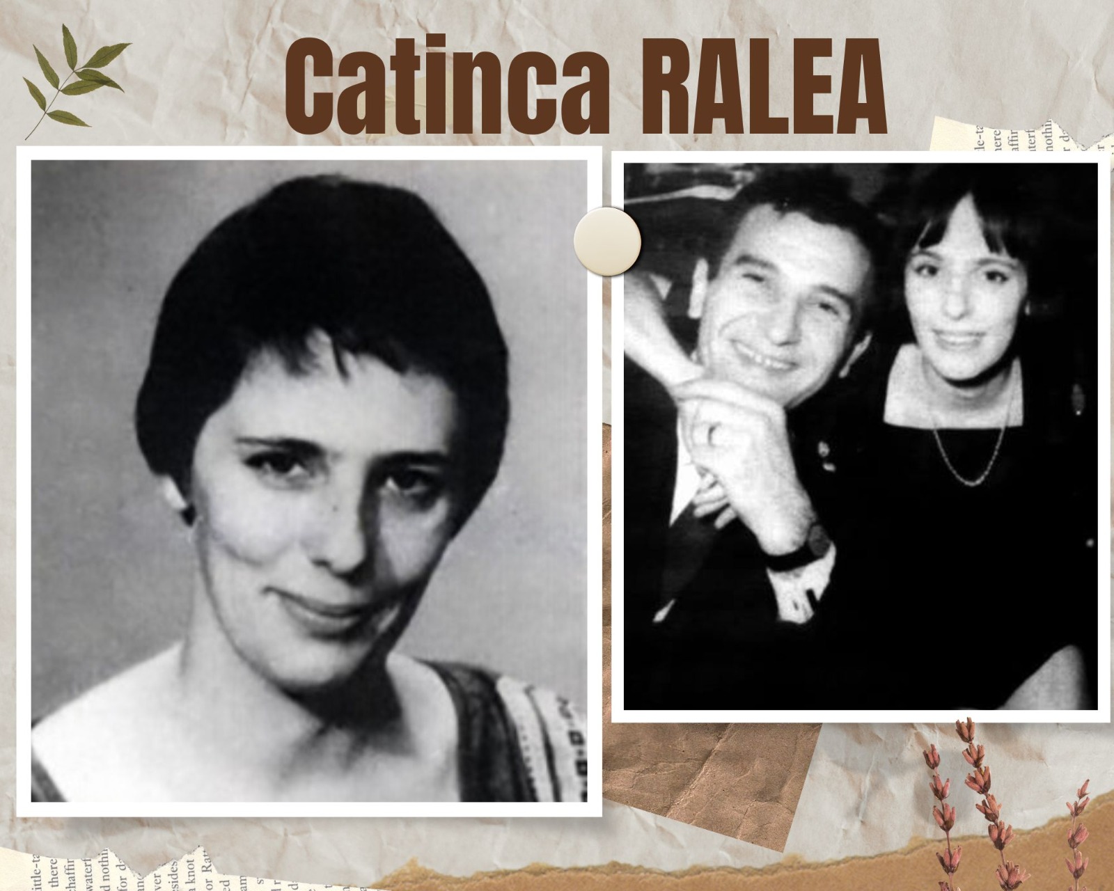 Personalități care au dat vocea Radiodifuziunii Române - Catinca Ralea ...