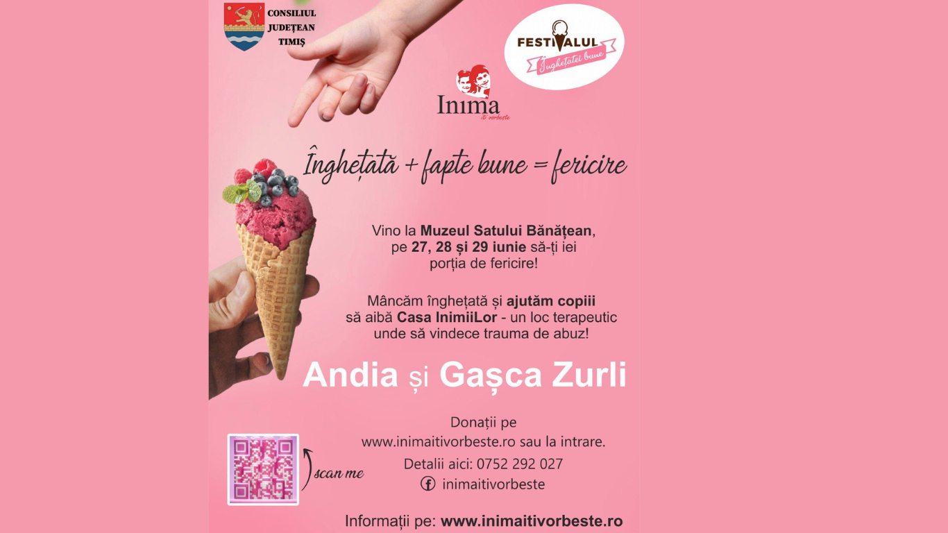 Festivalul Înghețatei Bune: Gustul verii și faptele bune pentru o ...