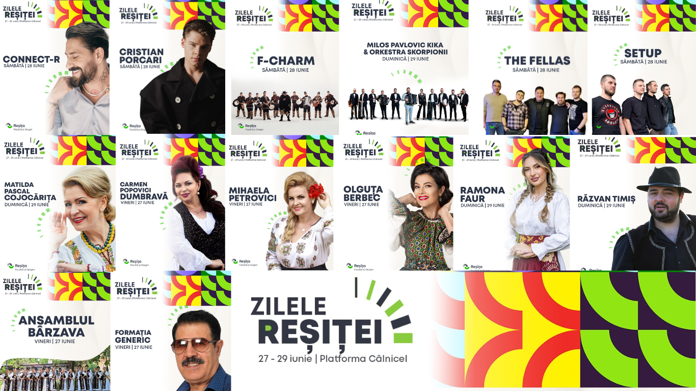 Zilele Reșiței 2025: Trei seri de muzică, tradiție și spectacol pe ...