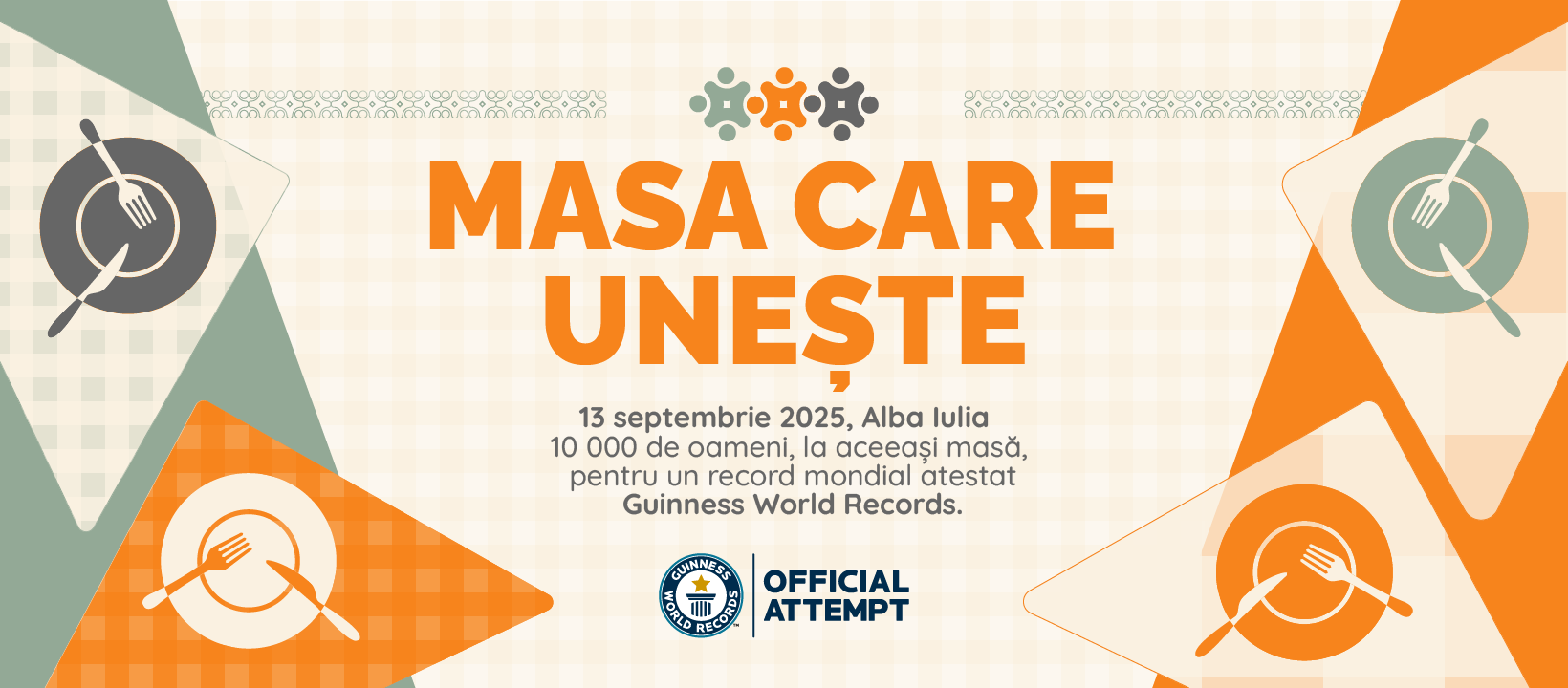 România va intra în Cartea Recordurilor cu „Masa care Unește” – cel mai lung prânz din lume, din ...