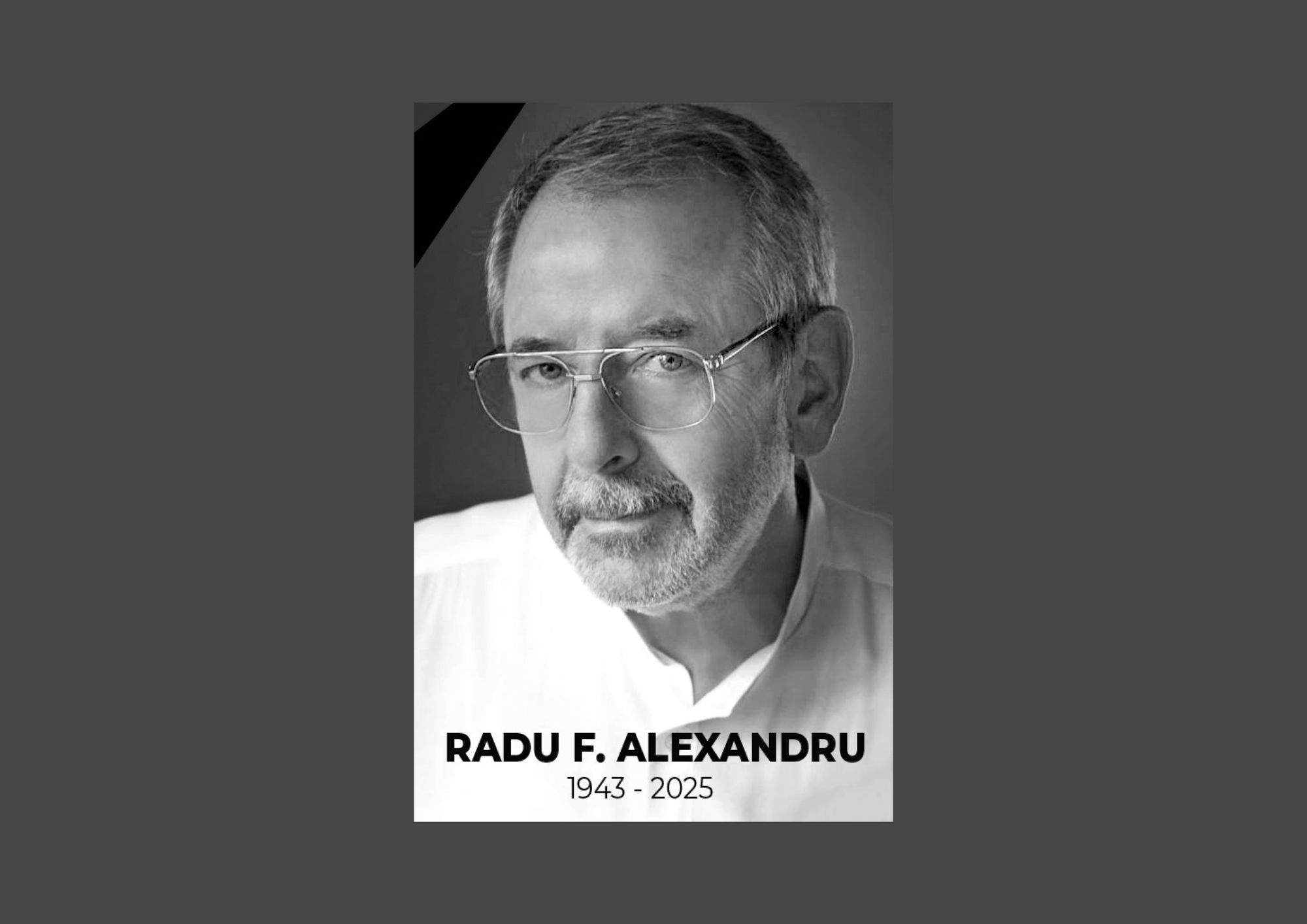 Omul de cultură Radu F. Alexandru ne-a părăsit » Radio România Reșița