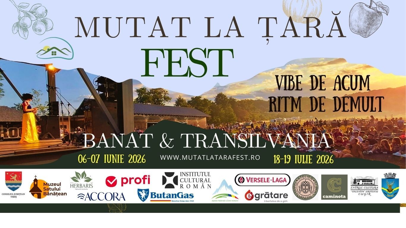 Mutat la Țară Fest ajunge la Muzeul Satului Bănățean, pe 6 și 7 iunie ...