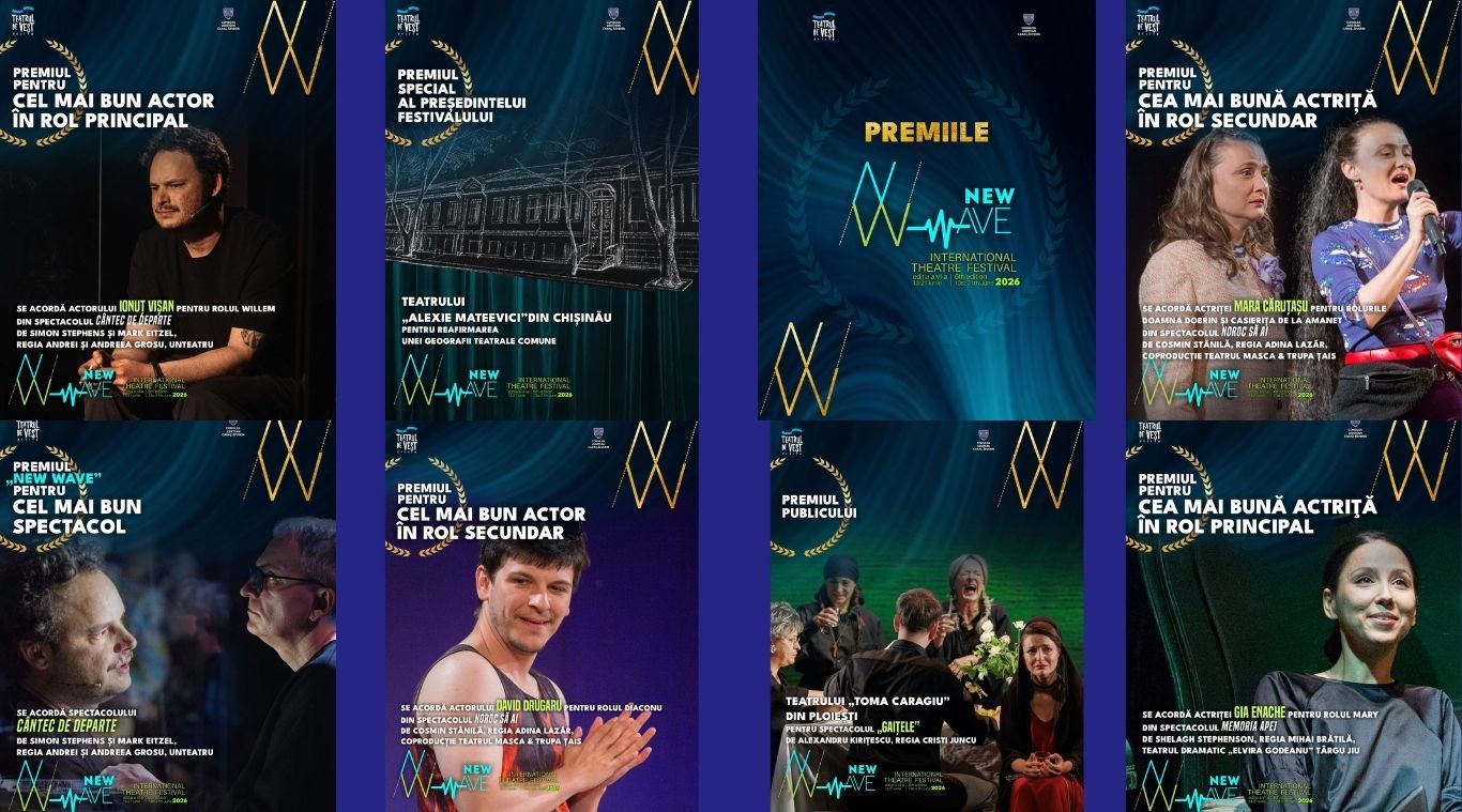 Reșițeanul Ionuț Vișan, laureat la New Wave Theatre Festival 2026 ...